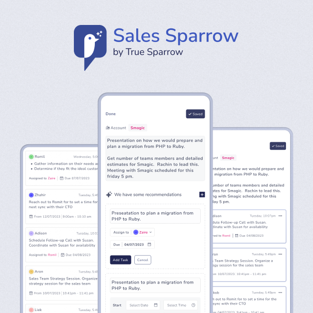 Sales Sparrow | True Sparrow Sales Sparrow | True Sparrow